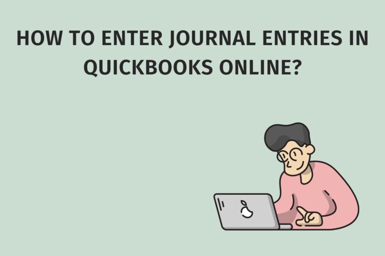 How To Enter Journal Entries In QuickBooks Online? - WR Cooper